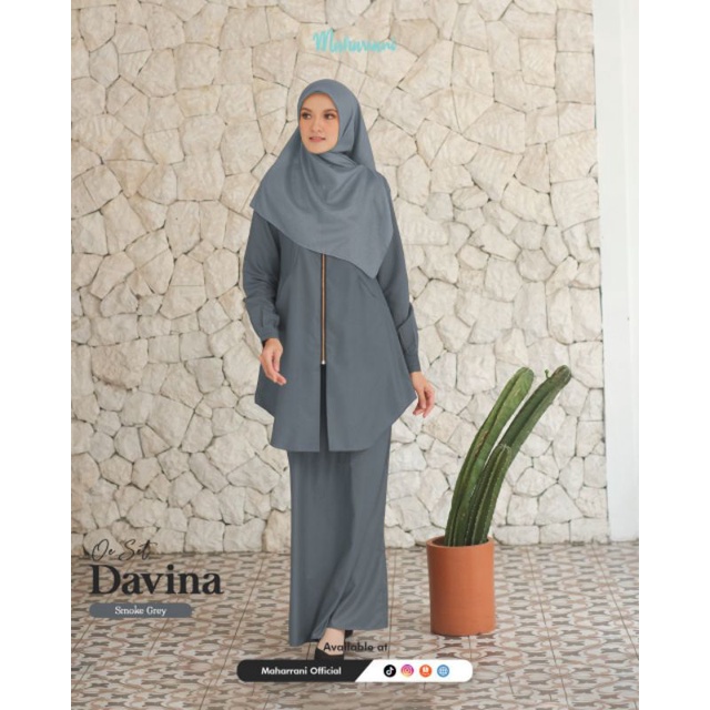 Jual DAVINA SMOKE GREY/ BAJU DINAS KANTOR | Shopee Indonesia