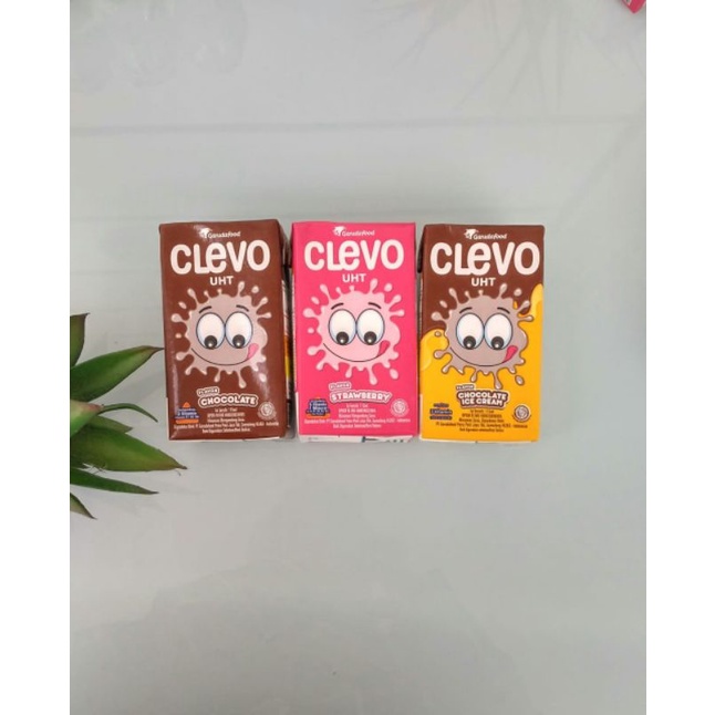 Jual SUSU UHT CLEVO 115ML 1 KARTON ISI 40 PCS | Shopee Indonesia