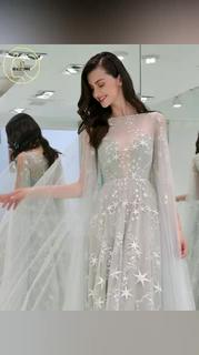 Jual p Gaun Wanita Eropa Amerika Terusan Bordir Bersayap Style Amazon ...