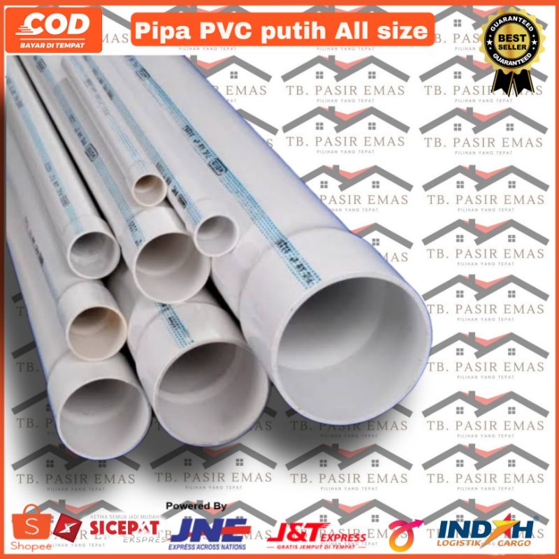 Jual Cod Termurah Pipa PVC AW | Pipa AW 1 1/4" 1 1/2" 2" 2" 1/2" 3" 4 ...