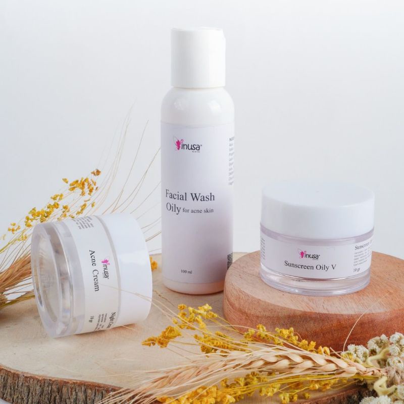 Jual PAKET BASIC PREMIUM ACNE Inusa Skincare | Shopee Indonesia