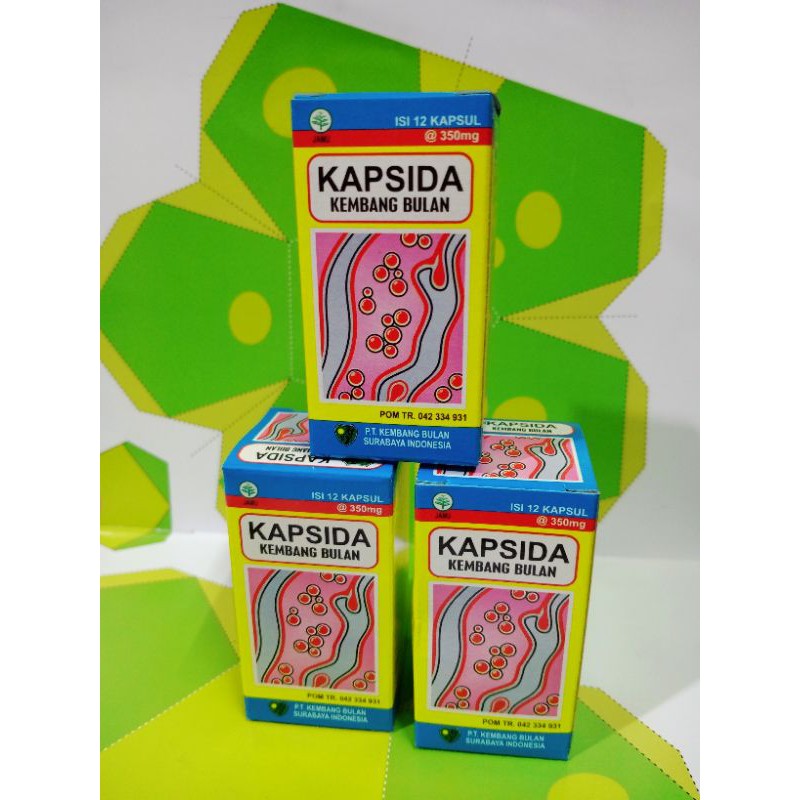 Jual KAPSIDA KAPSUL BERSIH DARAH KOTOR KEMBANG BULAN OBAT JERAWAT ...