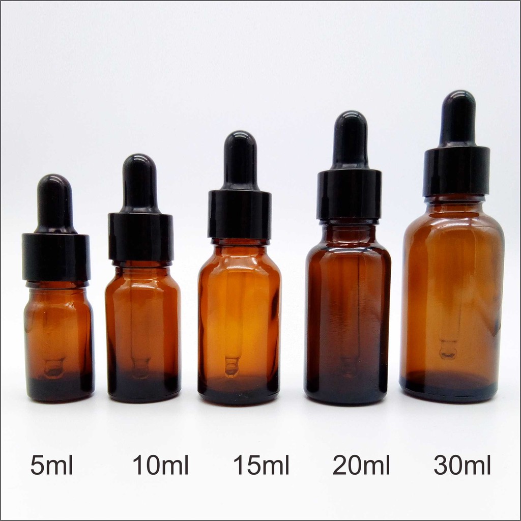 Jual BOTOL PIPET 30ml KACA TEBAL RING MULUS HITAM / PUTIH | Shopee ...