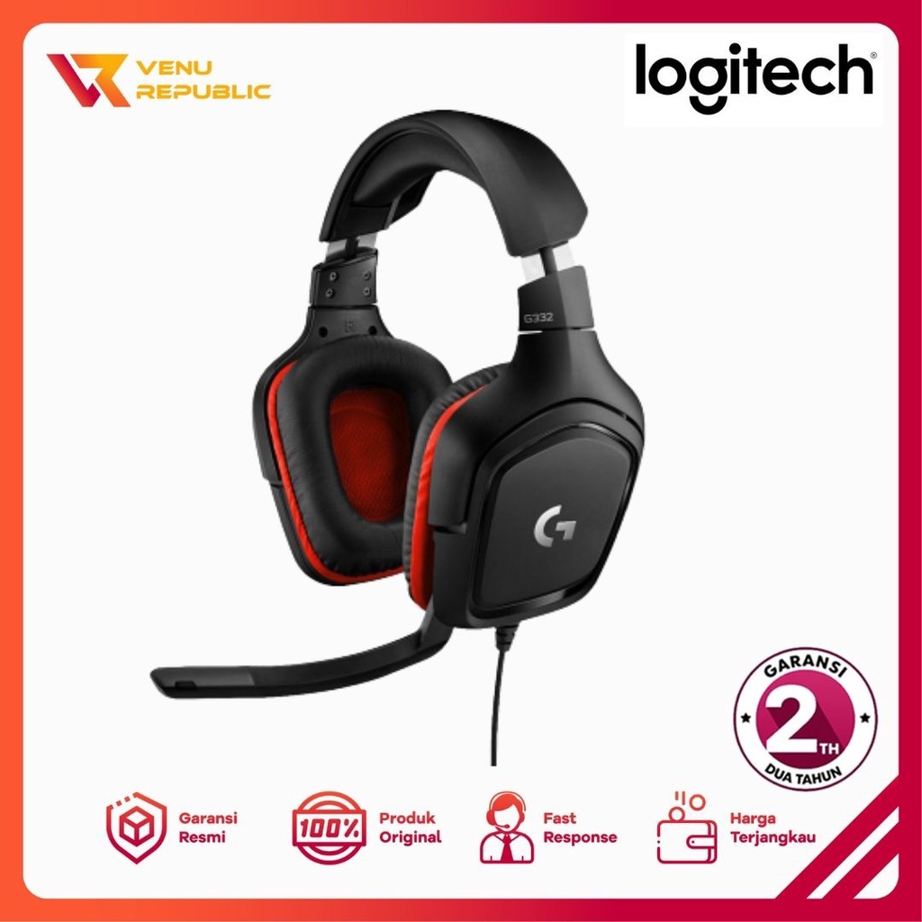 Jual Logitech G331 Stereo Gaming Headset Original Garansi Resmi - 2 Tahun | Shopee Indonesia