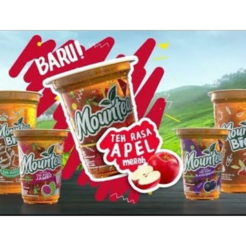 Jual mountea cup 170ml semua varian rasa | Shopee Indonesia