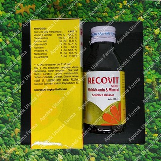 Jual RECOVIT SIRUP 100ML | VITAMIN PERTUMBUHAN ANAK & IBU MENYUSUI ...