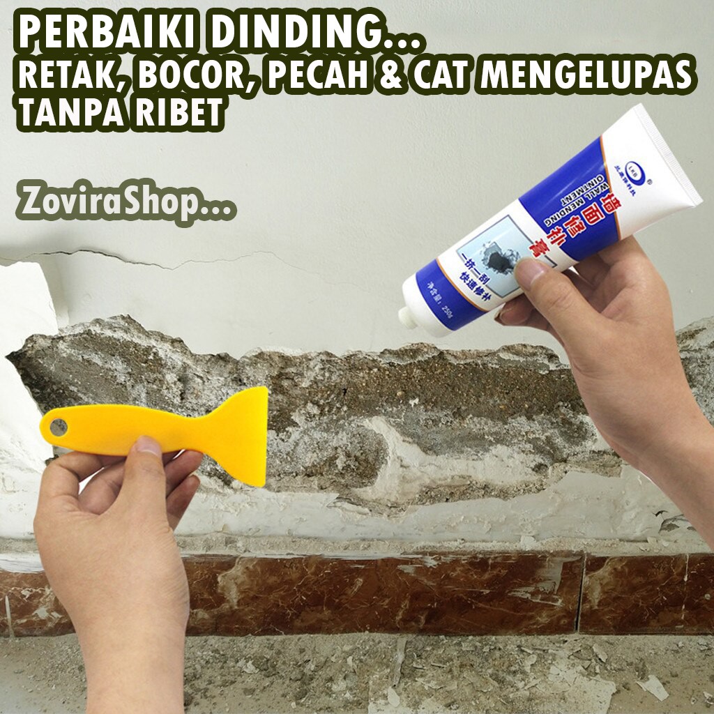 Cara Memperbaiki Dinding Retak - Perumperindo.co.id