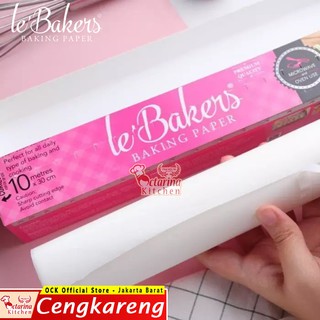Jual Le Bakers Baking Paper 30 cm x 10 m Putih - Kertas Roti Roll ...