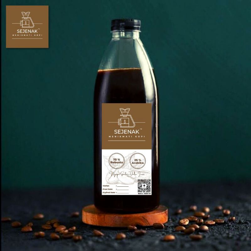 Jual Kopi Hitam Literan / Americano / Long Black / Cold Brew | Shopee ...