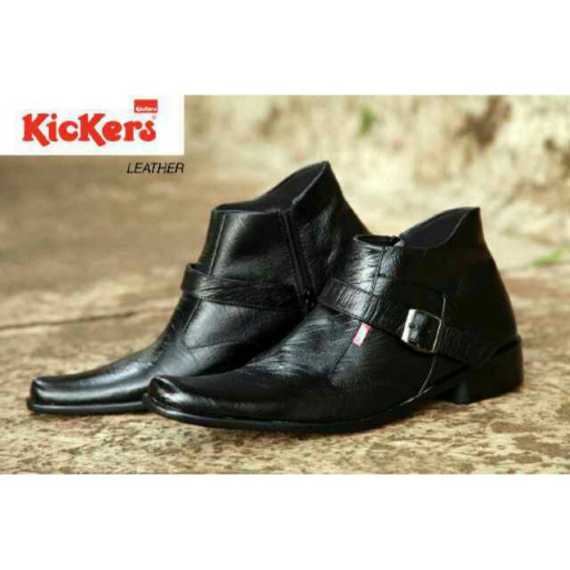 Jual Sepatu Pantofel Kickers High / Pantofel Kulit / Sepatu Formal Pria ...