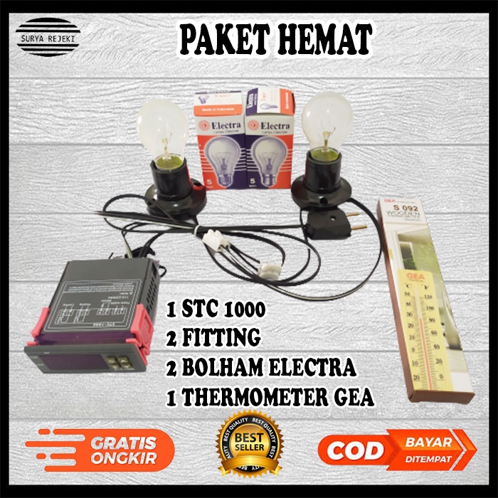 Jual Paket Hemat Siap Pakai pemanas termostat STC dengan thermometer ... Jual Paket Hemat Siap Pakai pemanas termostat STC dengan thermometer ...