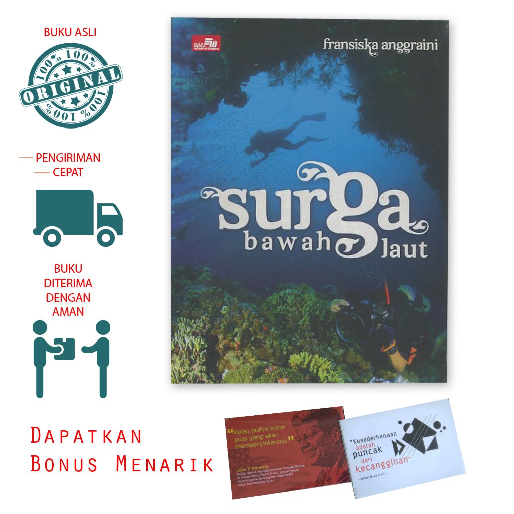 Jual BUKU FOTOGRAFI dan MENYELAM - SURGA BAWAH LAUT (Fransiska Anggraini) | Shopee Indonesia