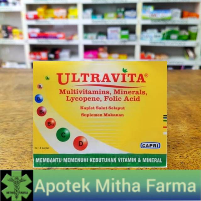 Jual ULTRAVITA MULTIVITAMIN STRIP | Shopee Indonesia
