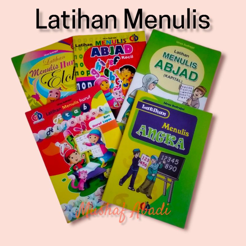 Jual Buku Latihan Menulis Menebalkan Abjad Huruf Hijaiyah Angka Elok CI ...