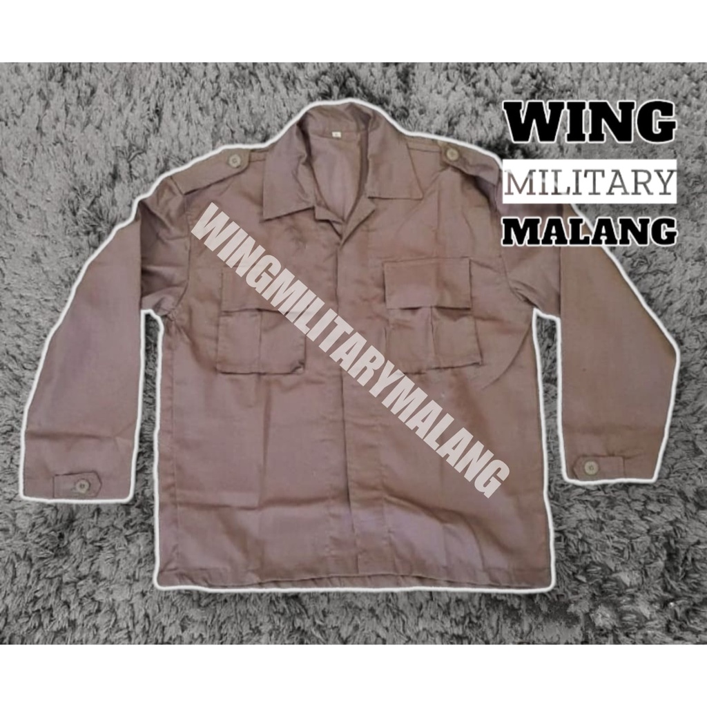 Jual Baju Seragam PDL Security Panjang Coklat | Shopee Indonesia