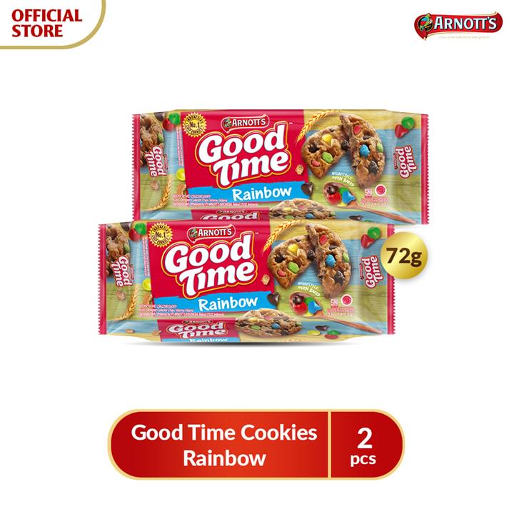 Good Time Cookies Rainbow 72gr Twinpack | Shopee Indonesia