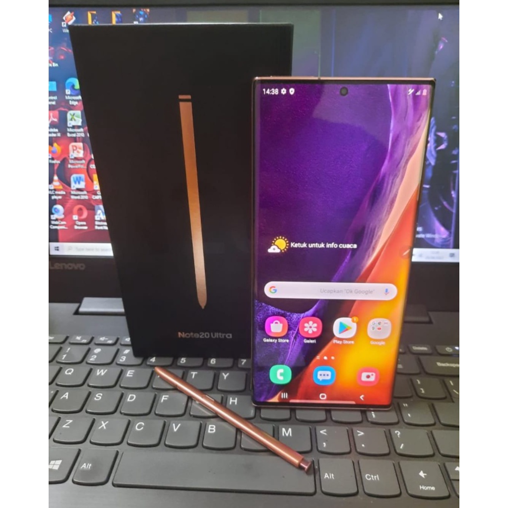 Jual SAMSUNG GALAXY NOTE 20 ULTRA RAM 8/256GB - SECOND RESMI | Shopee Indonesia