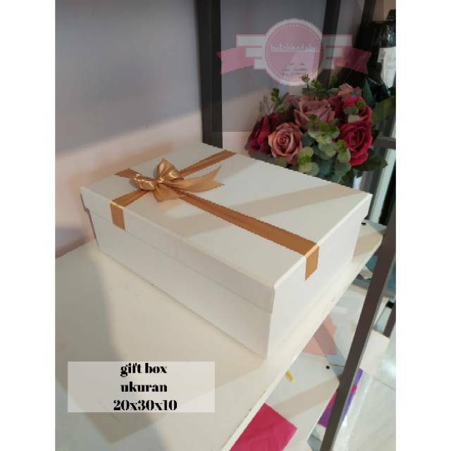 KOTAK KADO/Gift Box ukuranA4(PxLxT) 20x30x8 Bisa Request Warna & bisa ...