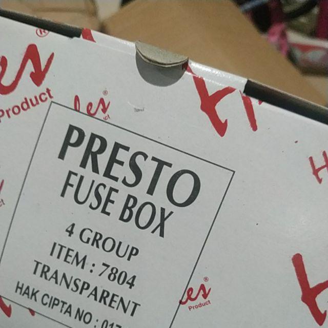 Box MCB Presto / Fuse Box Presto / MCB Box Presto 4 Grup / 6 Grup / 8 ...