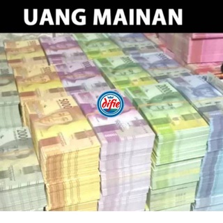 Jual Uang mainan monopoli asli isi sekita 1000 lembar campur duit ...