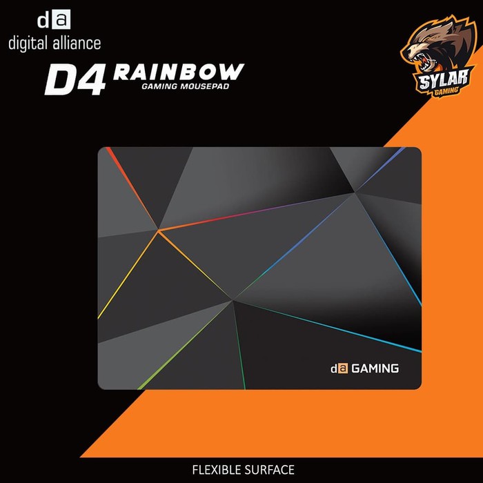 Jual Digital Alliance D4 Rainbow Gaming Mousepad | Shopee Indonesia