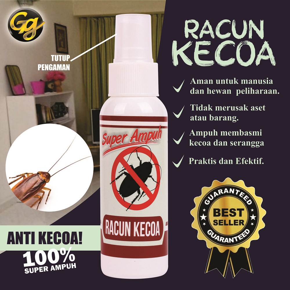 Jual Pembasmi Kecoa Semprot Cair Super Ampuh Di Rumah & Mobil, Racun Kecoa Super Ampuh, Obat ...