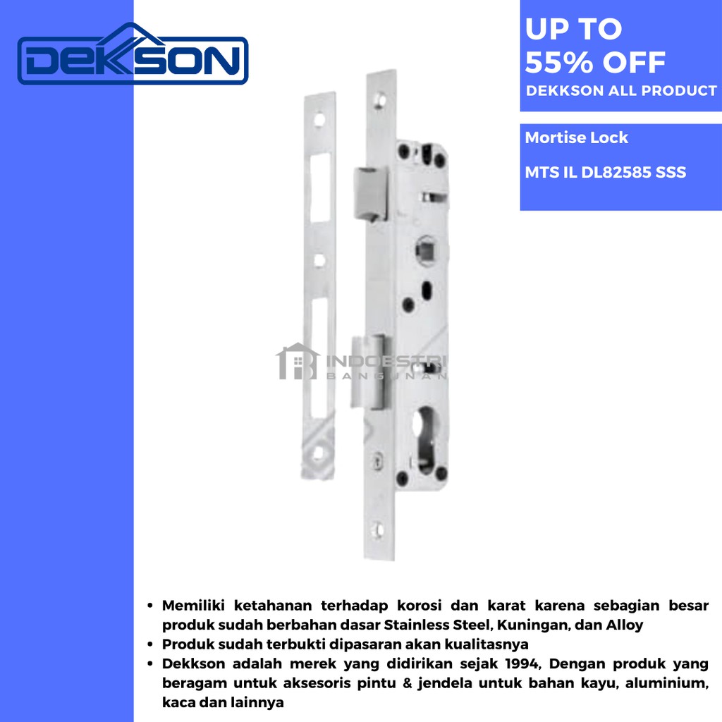 Jual Body Kunci Dekkson MTS IL DL 82585 SSS (Body Kunci Pintu Aluminium ...
