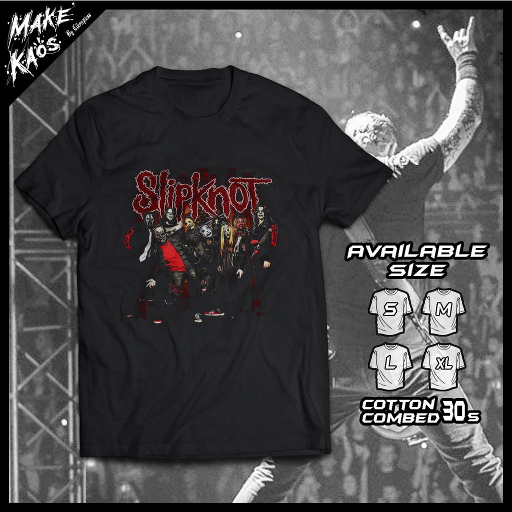 Jual KAOS BAND SLIPKNOT MEMBER | BEST SELLER KAOS PREMIUM CASUAL COUPLE ...