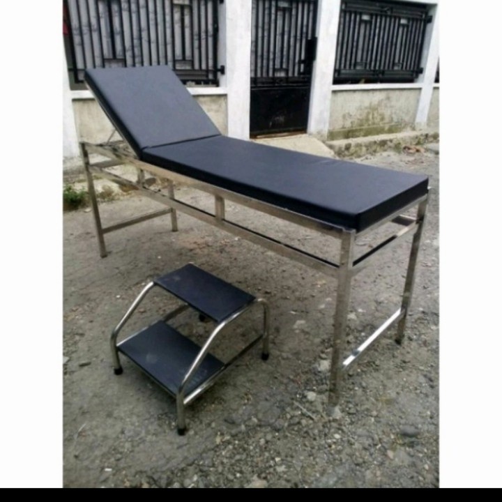Jual meja periksa stainless steel/meja periksa pasien | Shopee Indonesia
