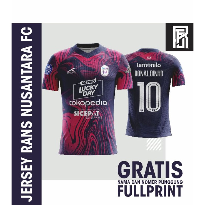 Jual Jersey Rans CilegonNusantara FC Full Printing (Gratis nama dan ...