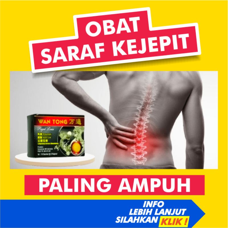 Jual Obat Jamu Syaraf Saraf Kejepit Sakit Pinggang Dan Kaki Encok Asam ...