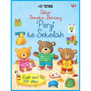 Jual STIKER BONEKA BERUANG: PERGI KE SEKOLAH | Shopee Indonesia