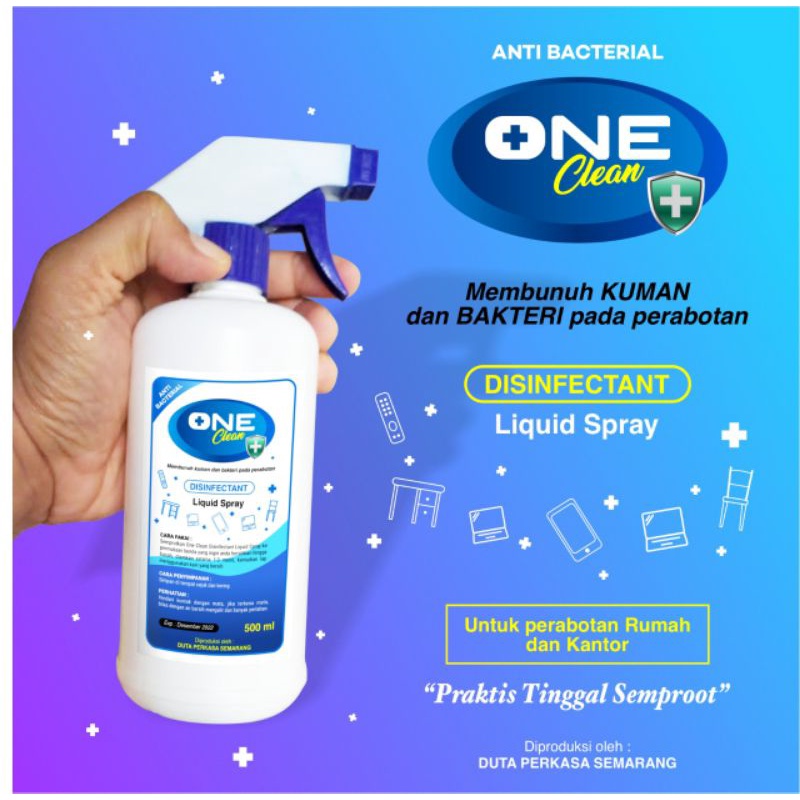 Jual desinfektan spray one clean 500ml | Shopee Indonesia