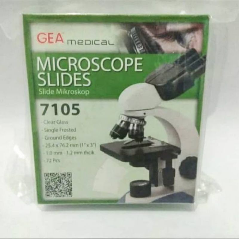 Jual objek glass 7105 microscope slide 7105 kaca misroskop | Shopee ...