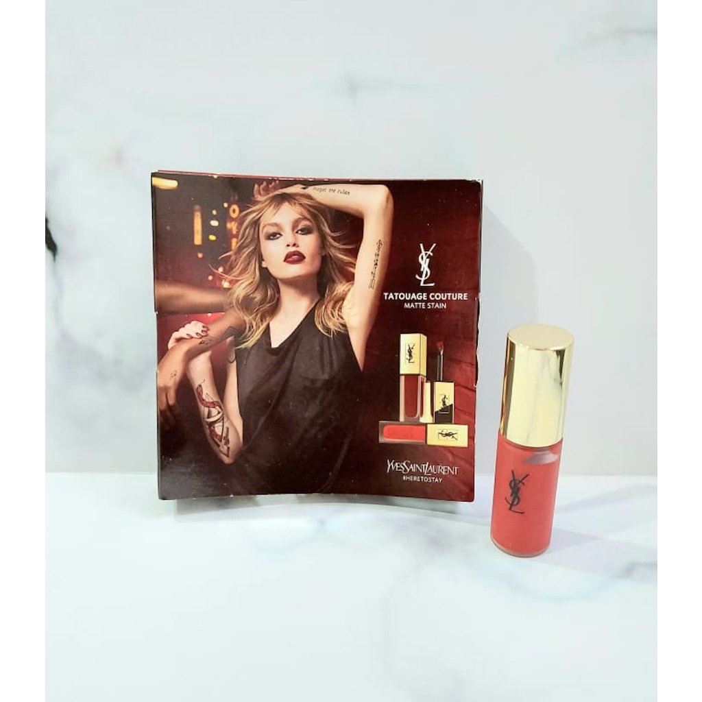 Jual YSL Yves Saint Laurent Tatouage Couture Matte Stain, 3ml - Here To ...