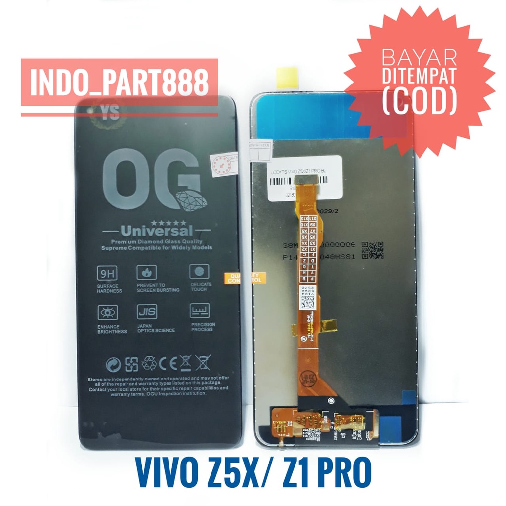 Jual LCD + Touchscreen VIVO Z5X / Z1 PRO Fullset / OLED 2 | Shopee Indonesia