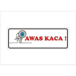 Jual STIKER / STICKER AWAS KACA | Shopee Indonesia