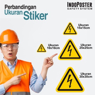 Jual Stiker Safety Sign Rambu K3 Standar ISO 7010 Simbol Listrik ...