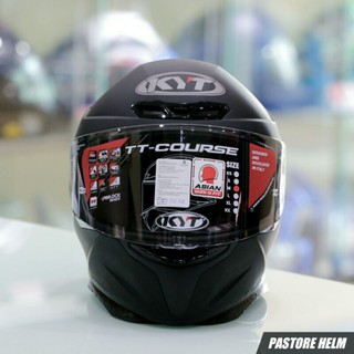 Jual Helm KYT TT Course Solid Black Doff / TTC Black Matt / Produk Original KYT | Shopee Indonesia