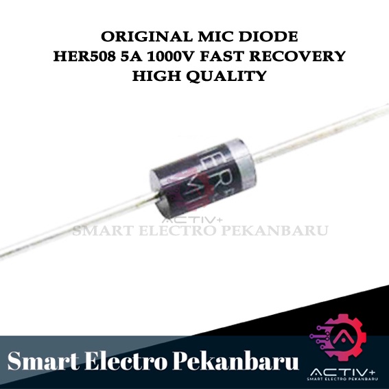 Jual ORIGINAL MIC DIODE HER508 5A 1000V Her 508 70ns Fast Recovery 508 ...