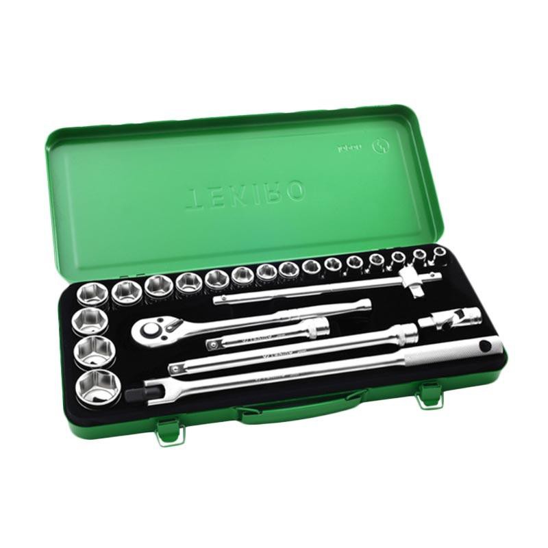 Jual TEKIRO 1/2 INCH SOCKET SET 12 PT 3/8 INCH - 1 1/4 INCH 24 PCS / KUNCI SOCK SET / SOCKET SET ...