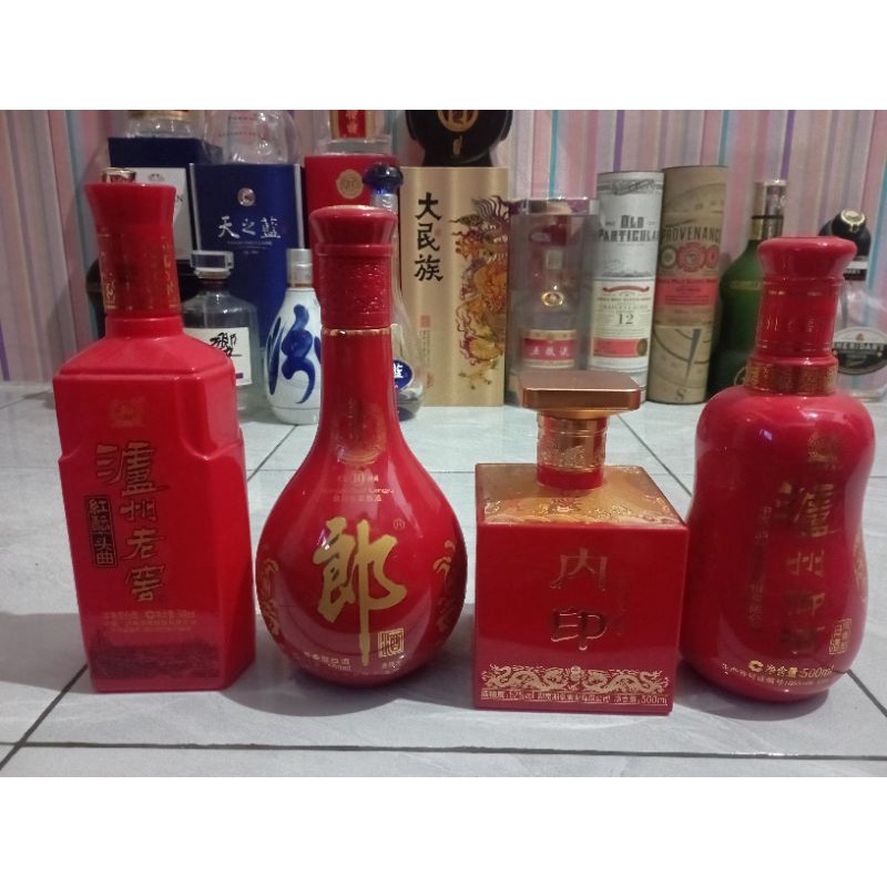 Jual paket 4 botol bekas arak limited | Shopee Indonesia