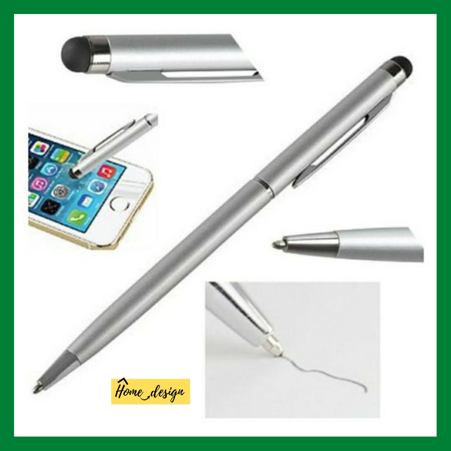 Jual Stylus + Pen 2IN1 Ballpoint Pulpen Smartphone Hp Touchscreen Touch ...