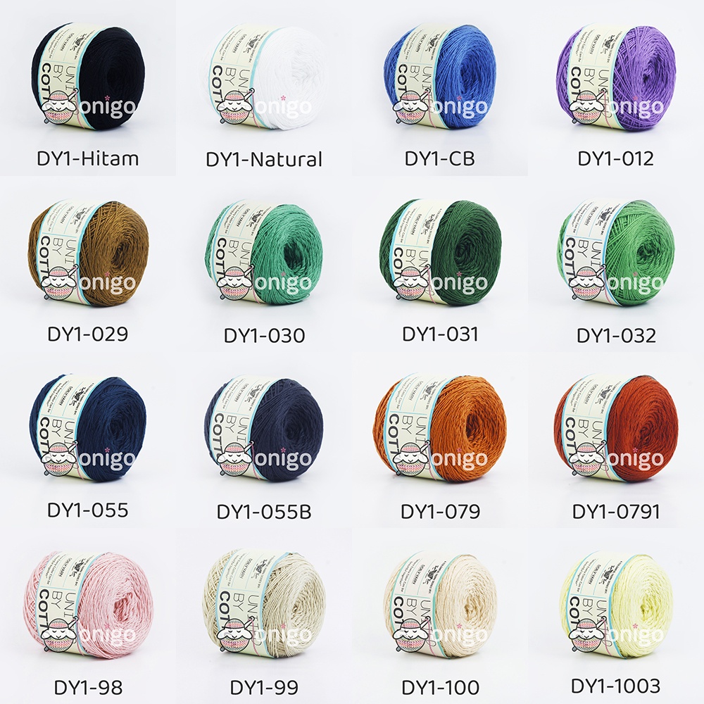Jual Benang Rajut Jala Benang Doily Yarn United Benang Soft Cotton 100 ...