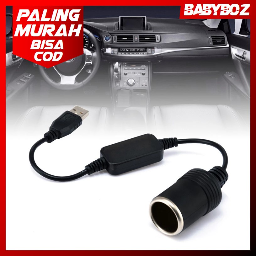 Jual BABYBOZ - XZT Plug Rokok Mobil USB Cigarette Plug Power Socket 5 V ...