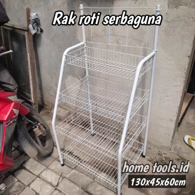 Jual Rak roti serbaguna/Rak jumbo/Rack/Rak dapur/keranjang toko/Rak ...