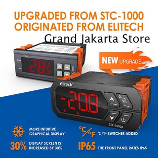 Jual Elitech Thermostat STC-1000X Temperature Controller STC1000X ...