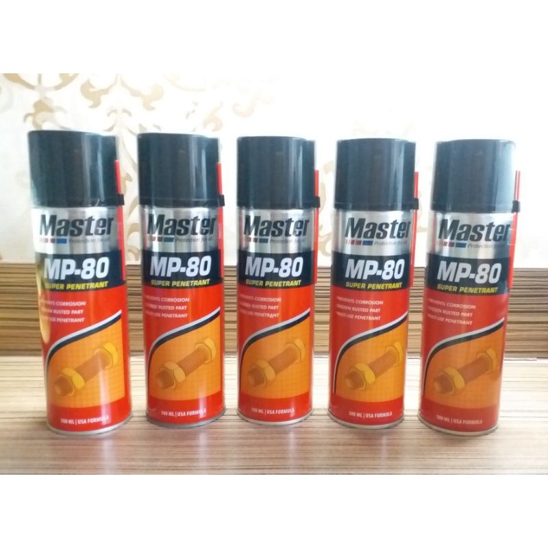 Jual Master MP 80 ( 500ML ) penetrant / lubricant / pelumas multifungsi ...