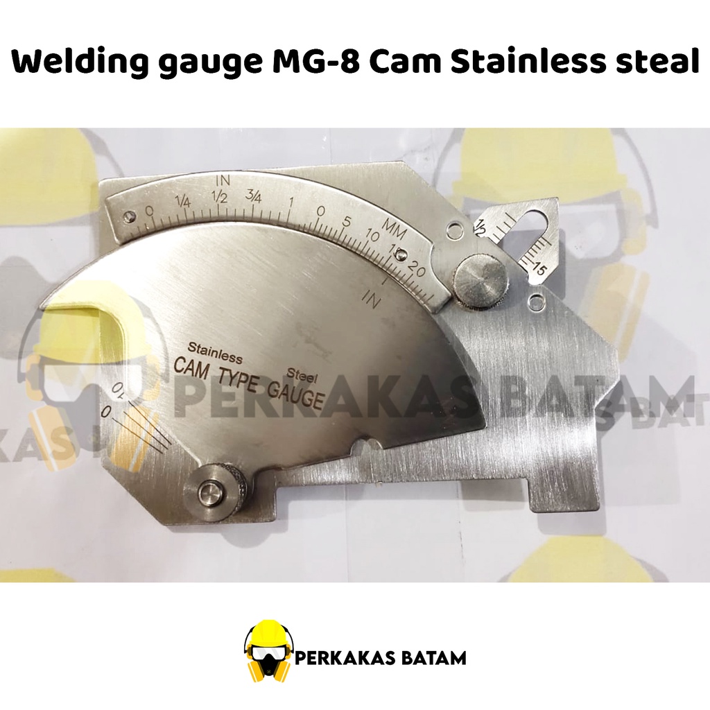 Jual Welding Gauge MG-8 Bridge Cam Welding Gauge Stainless Steel | Shopee Indonesia