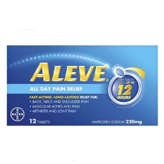 Jual ALEVE - All Day Pain Relief (12 tablets) | Shopee Indonesia